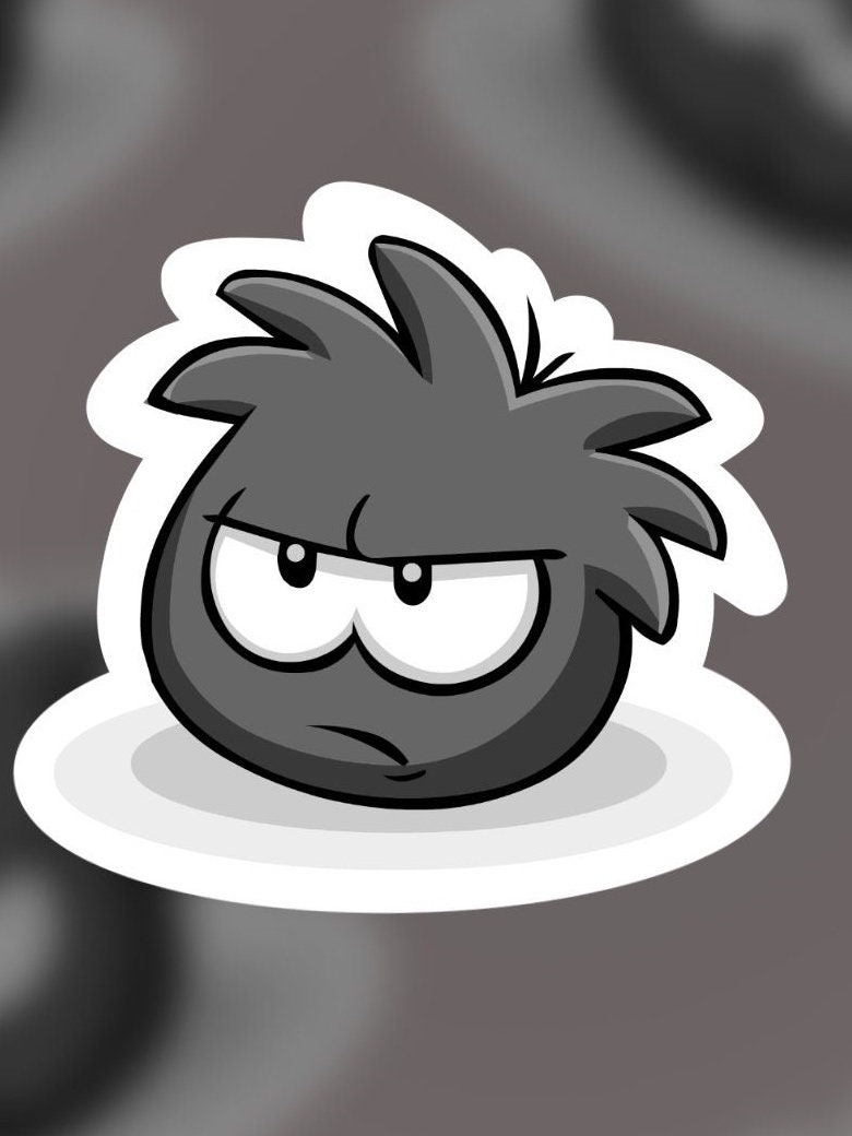 Club Penguin Puffles Black