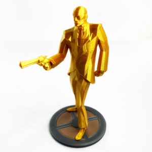 Team Fortress 2 Spy Figure 3D Printed Low Poly TF2 Spy Model Choose Any ...