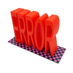 GMOD Source Error Prop 3D Printed Garry's Mod Developer Error Replica ...