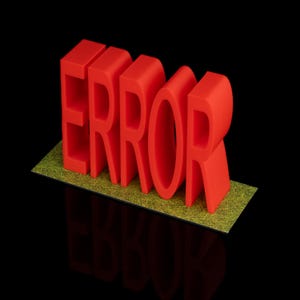 GMOD Source Error Prop | 3D Printed Garry's Mod Developer Error Replica ...