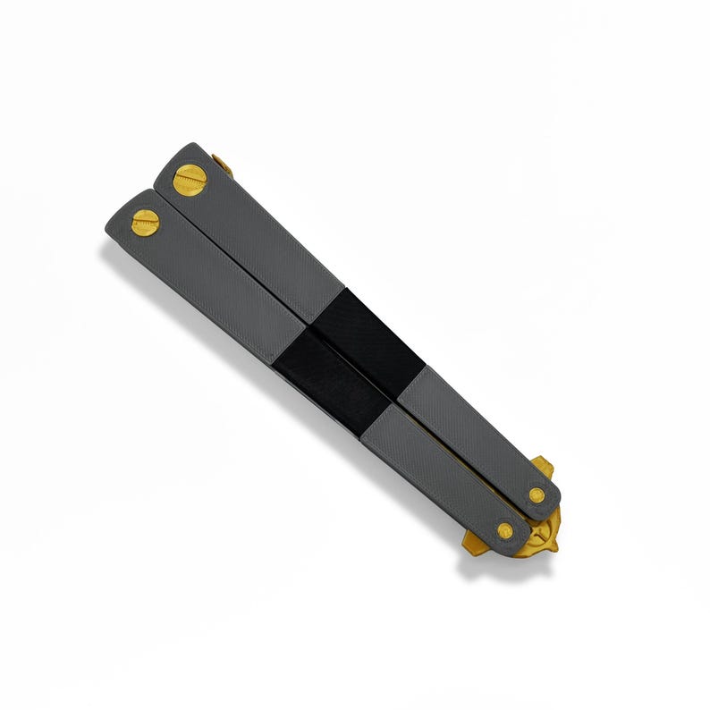 TF2 Spy Butterfly Knife Replica, Team Fortress 2 Default Balisong Prop ...