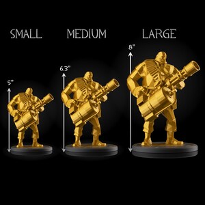 Team Fortress 2 Demoman Figurine | 3D Printed Low Poly TF2 Demoman ...