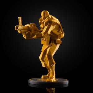 Team Fortress 2 Demoman Figurine | 3D Printed Low Poly TF2 Demoman Model | Choose Any Color! - Etsy