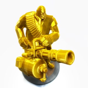 Team Fortress 2 Heavy Figurine 3D Printed Low Poly TF2 Heavy Model Choose Any Color - Etsy