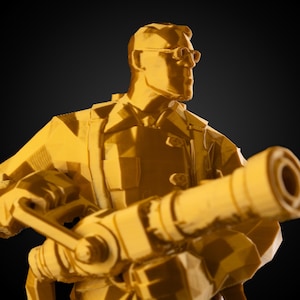 Team Fortress 2 Medic Figurine | 3D Printed Low Poly TF2 Medic Model | Choose Any Color! - Etsy ...