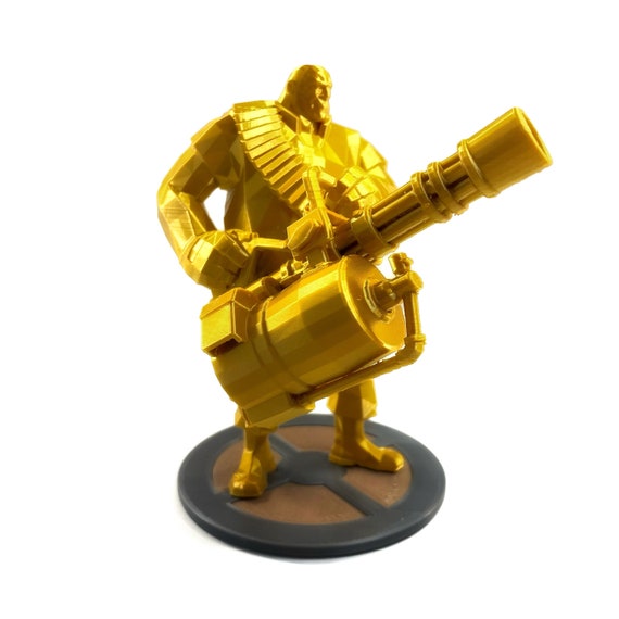 Team Fortress 2 Heavy Figure 3D Printed Low Poly TF2 Heavy - Etsy Australia