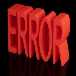GMOD Source Error Prop | 3D Printed Garry's Mod Developer Error Replica ...