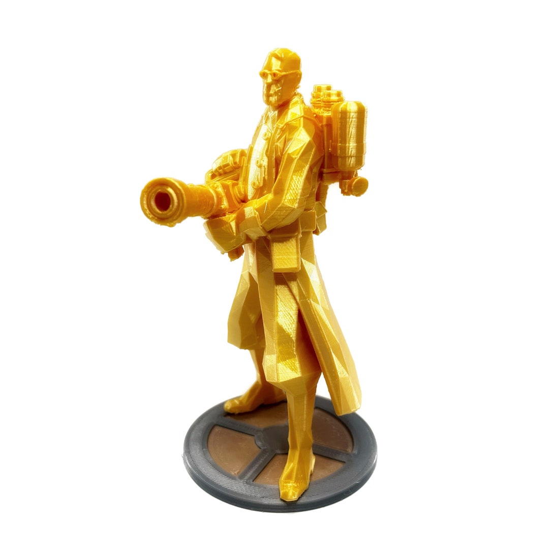 Team Fortress 2 Medic Figurine 3D Printed Low Poly TF2 Medic Model ...
