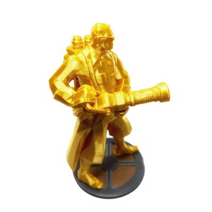 Team Fortress 2 Medic Figurine 3D Printed Low Poly TF2 Medic Model ...