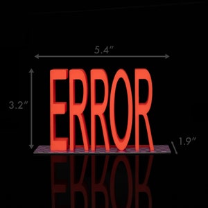 GMOD Source Error Prop | 3D Printed Garry's Mod Developer Error Replica ...