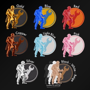 Team Fortress 2 Heavy Figurine 3D Printed Low Poly TF2 Heavy Model Choose Any Color - Etsy Australia