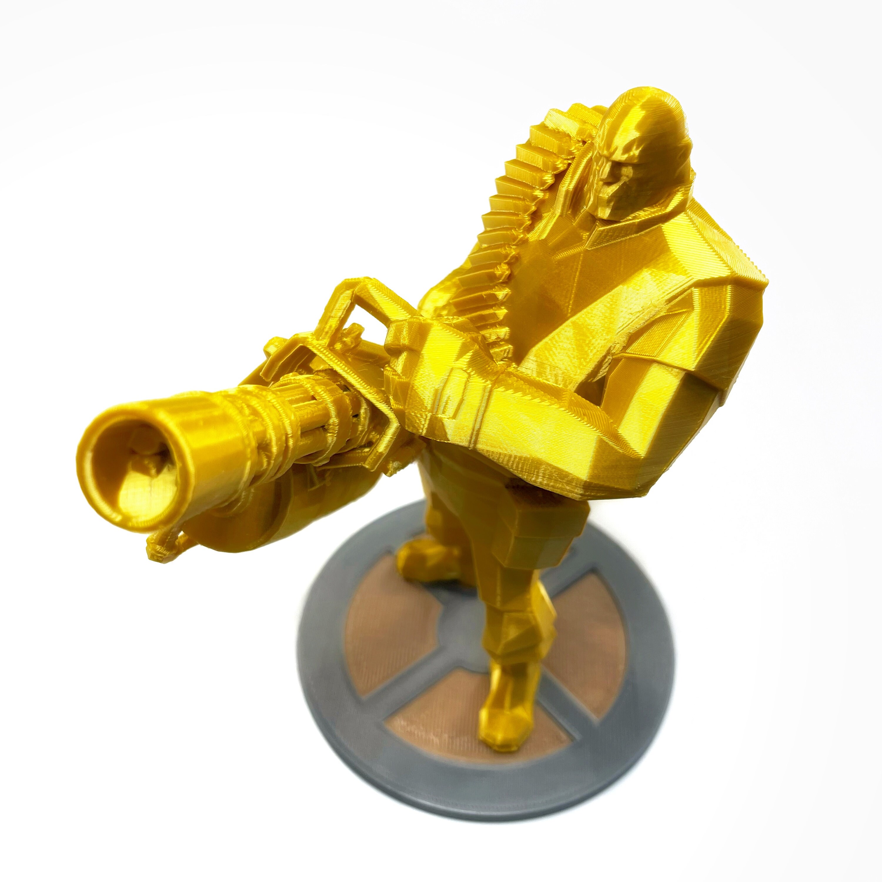 Team Fortress 2 Heavy Figure 3D Printed Low Poly TF2 Heavy - Etsy Australia