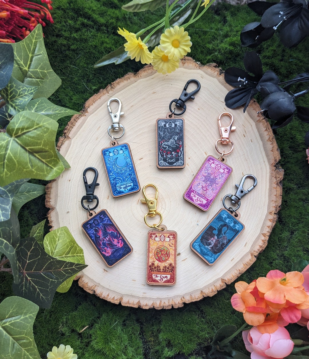 Tarot Keychain - Etsy