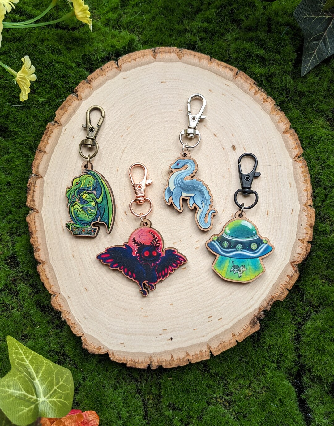 Cryptid Keychain - Etsy