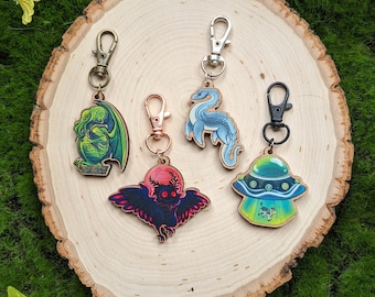 Cute Cryptid Keychain - Etsy