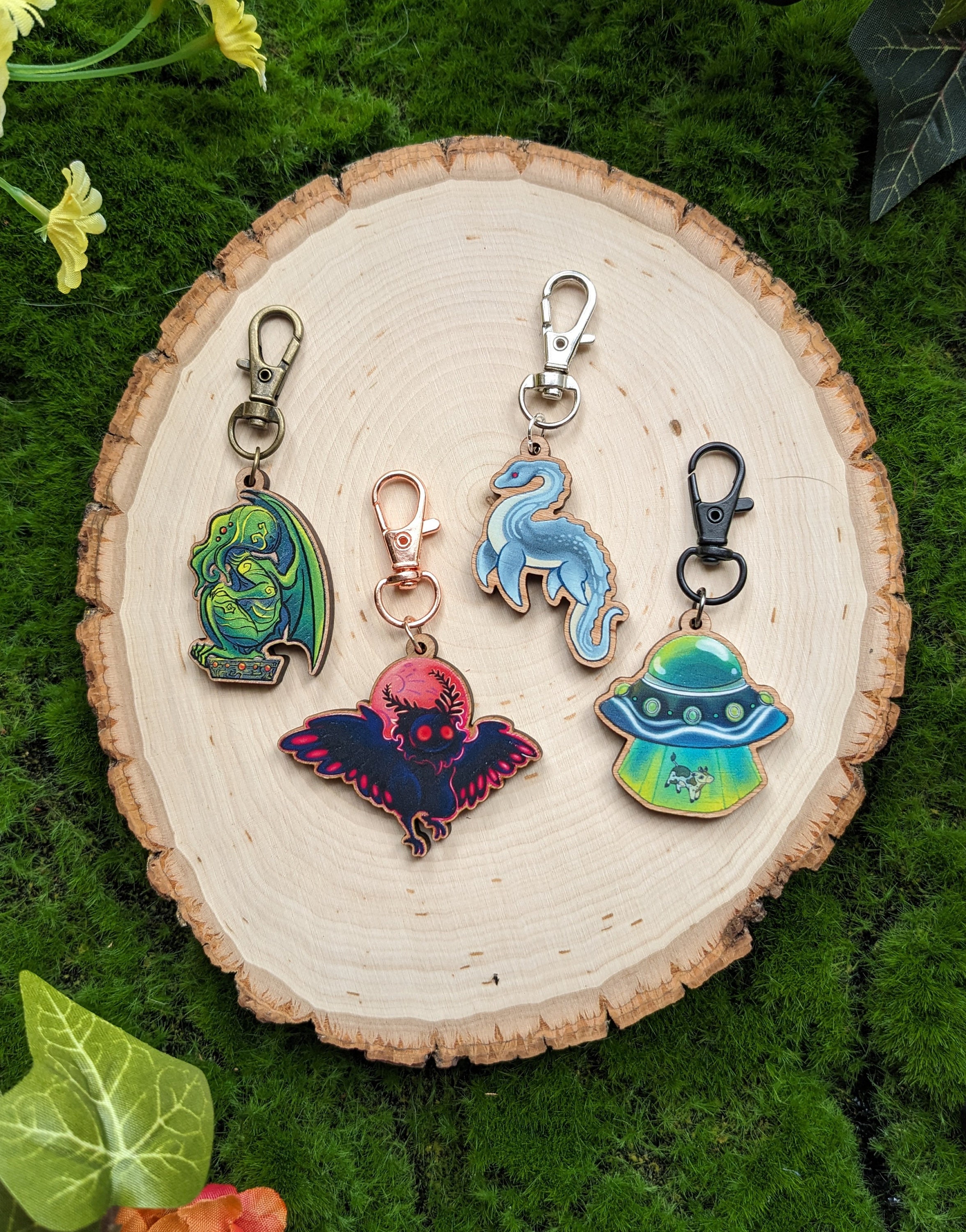Cryptid Keychain - Etsy