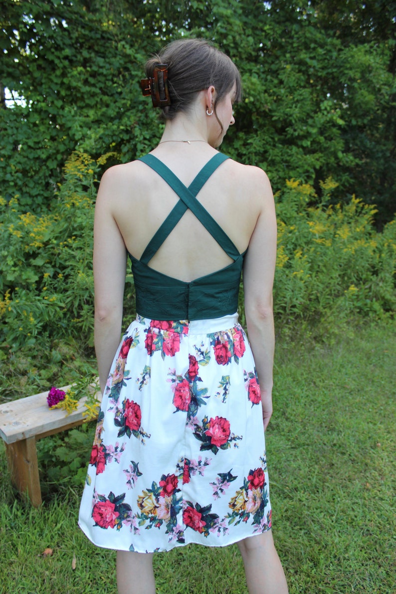 Cross Back Crop Top Digital PDF Sewing Pattern Sizes 0-14 - Etsy