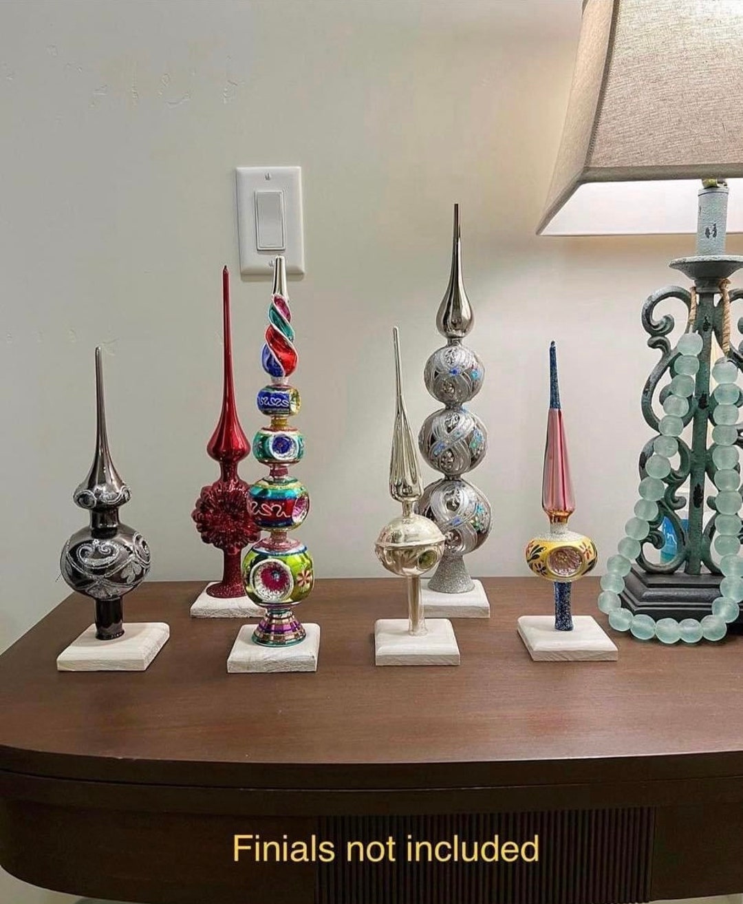 Christmas Tree Topper (finial) Stands - Etsy