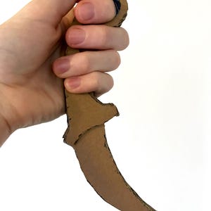 DIY Cardboard Karambit Pattern - Fun Project for Idle Fidgeting and ...