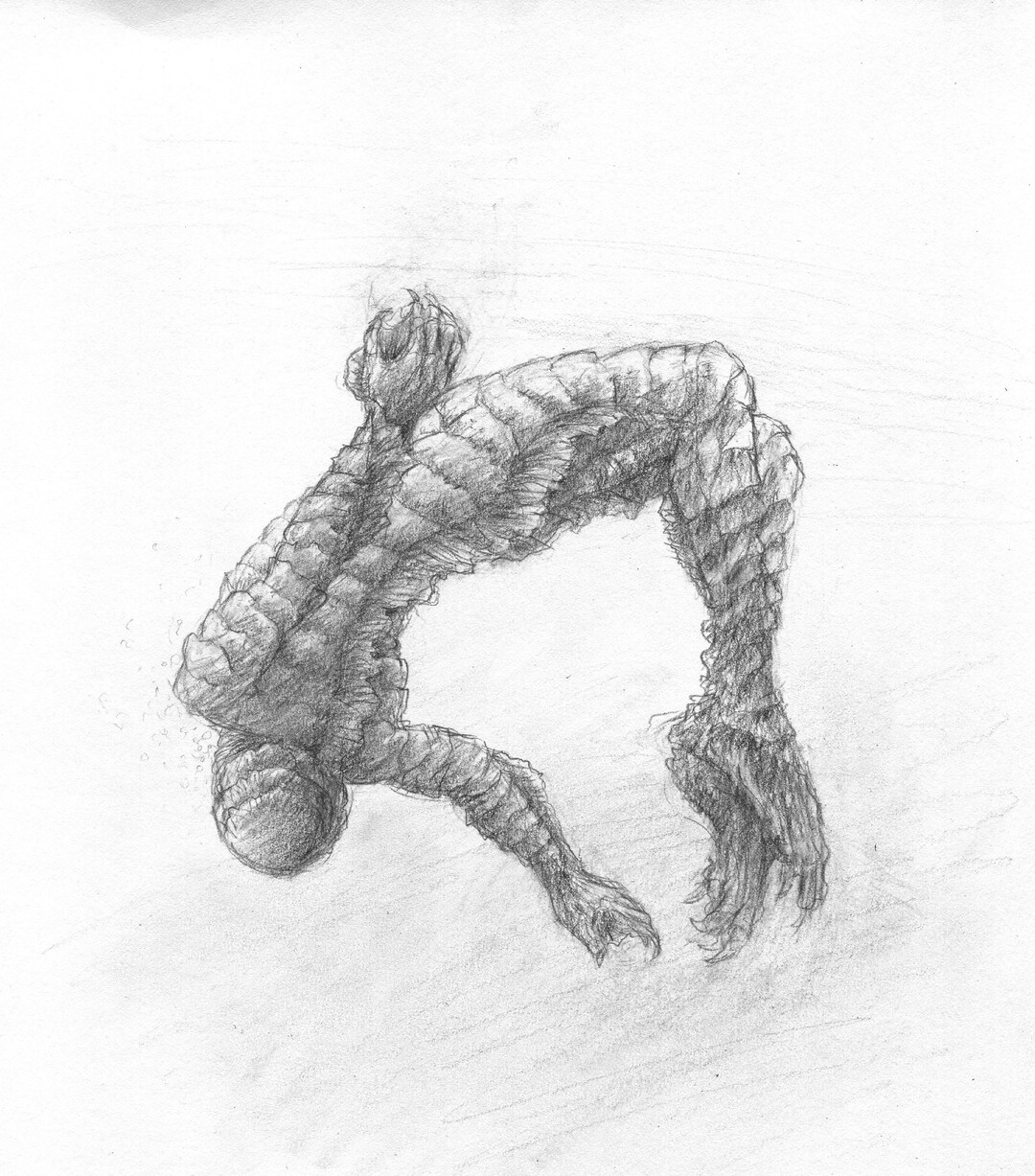 Creature From the Black Lagoon Pencil Drawing - Etsy