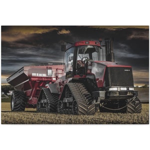 Case Tractor Canvas | Modern Tractor Canvas | Farmhouse Decor | Gift ...