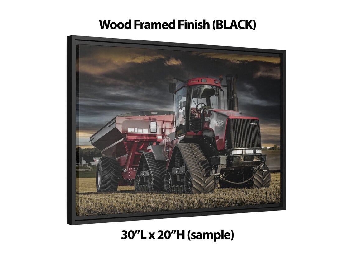 Case Tractor Canvas Print | Modern Farmhouse Harvest Wall Decor - Etsy