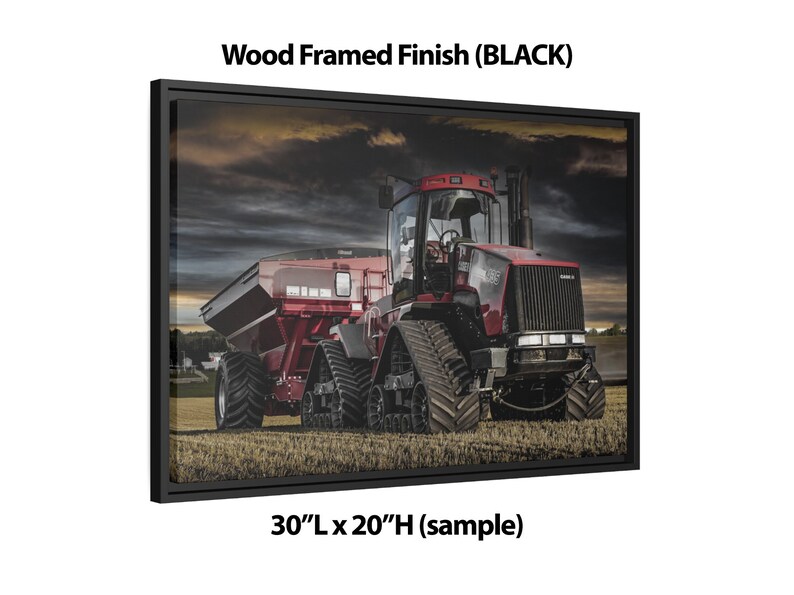 Case Tractor Canvas | Modern Tractor Canvas | Farmhouse Decor | Gift ...