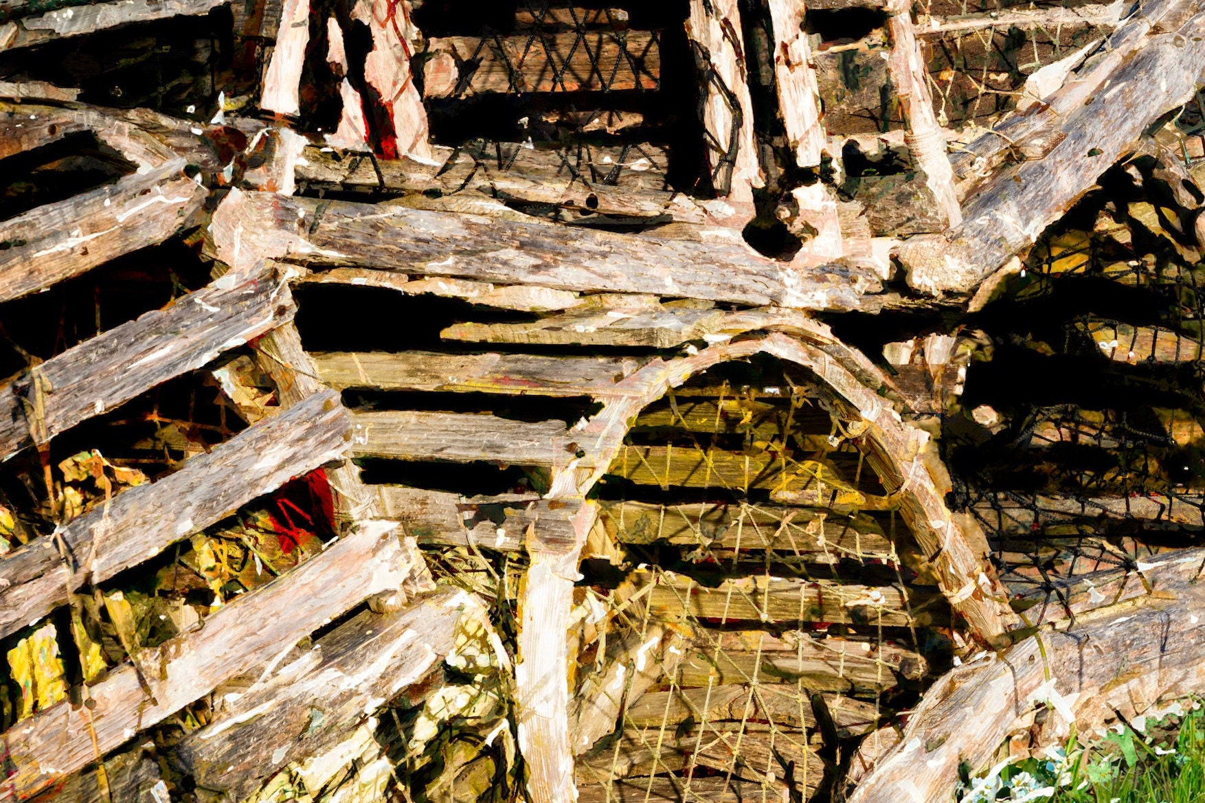 Lobster Traps, Digital Download, Vintage Lobster Trap, Watercolour ...