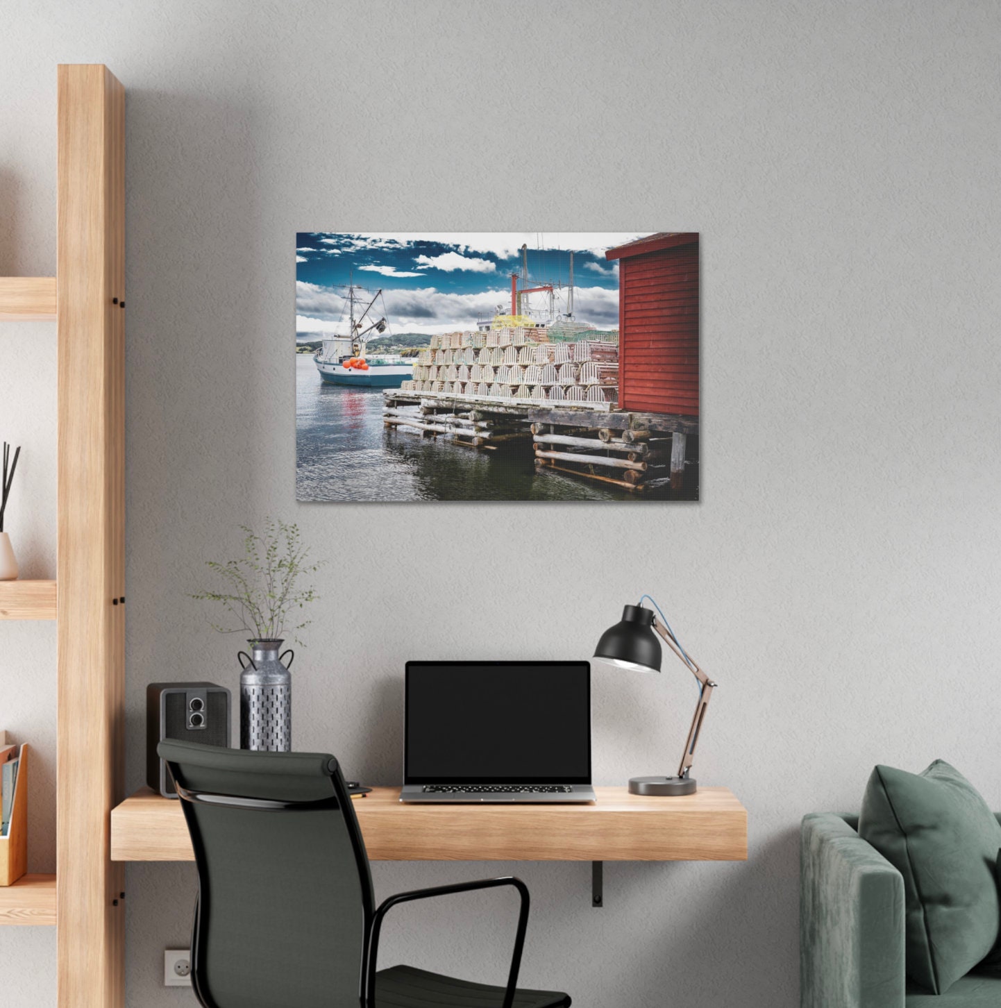 EAST COAST CANVAS | Newfoundland Print | Lobster Trap Gift | Living ...