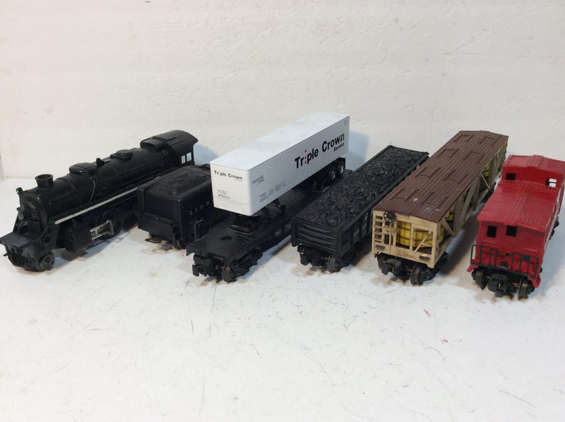 Lionel Scout Train Set 237 Steam Engine With 4 Freight Cars 0 Scale - Etsy