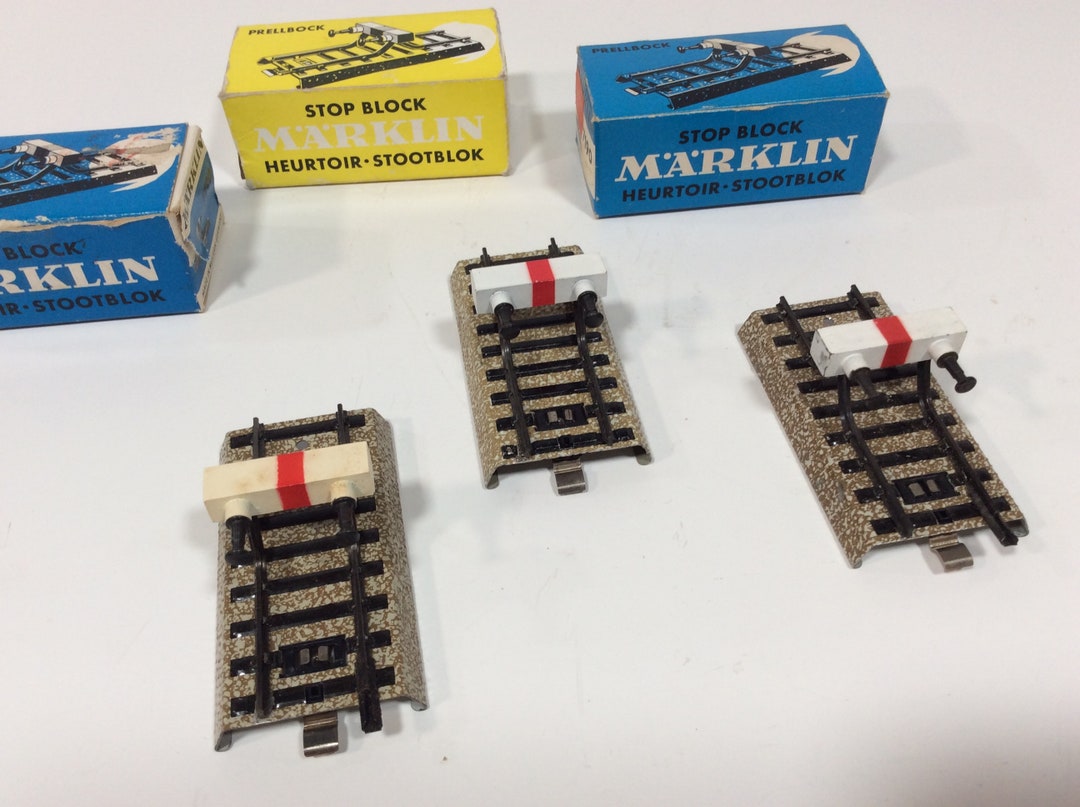 Marklin 7190 3 Stop Block Tracks - Etsy