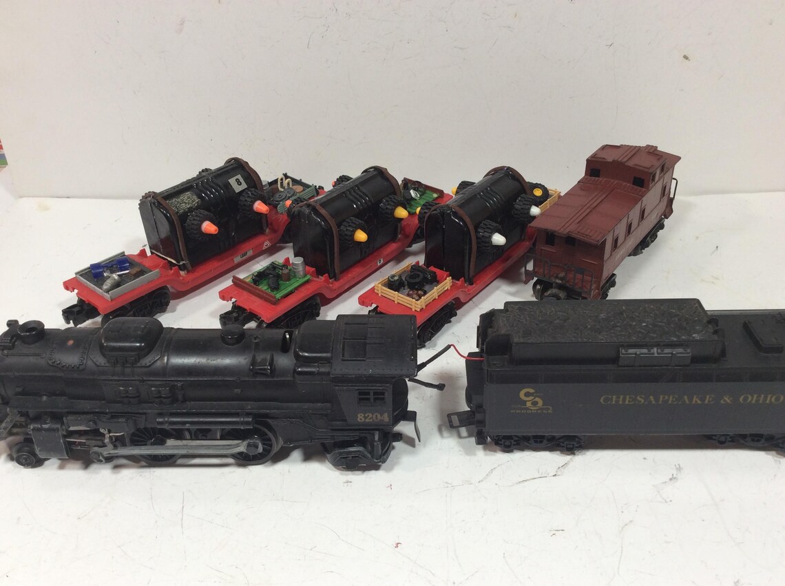 Lionel 8204 Steam Engine - 3 Transformator Freight Car - Set - Etsy
