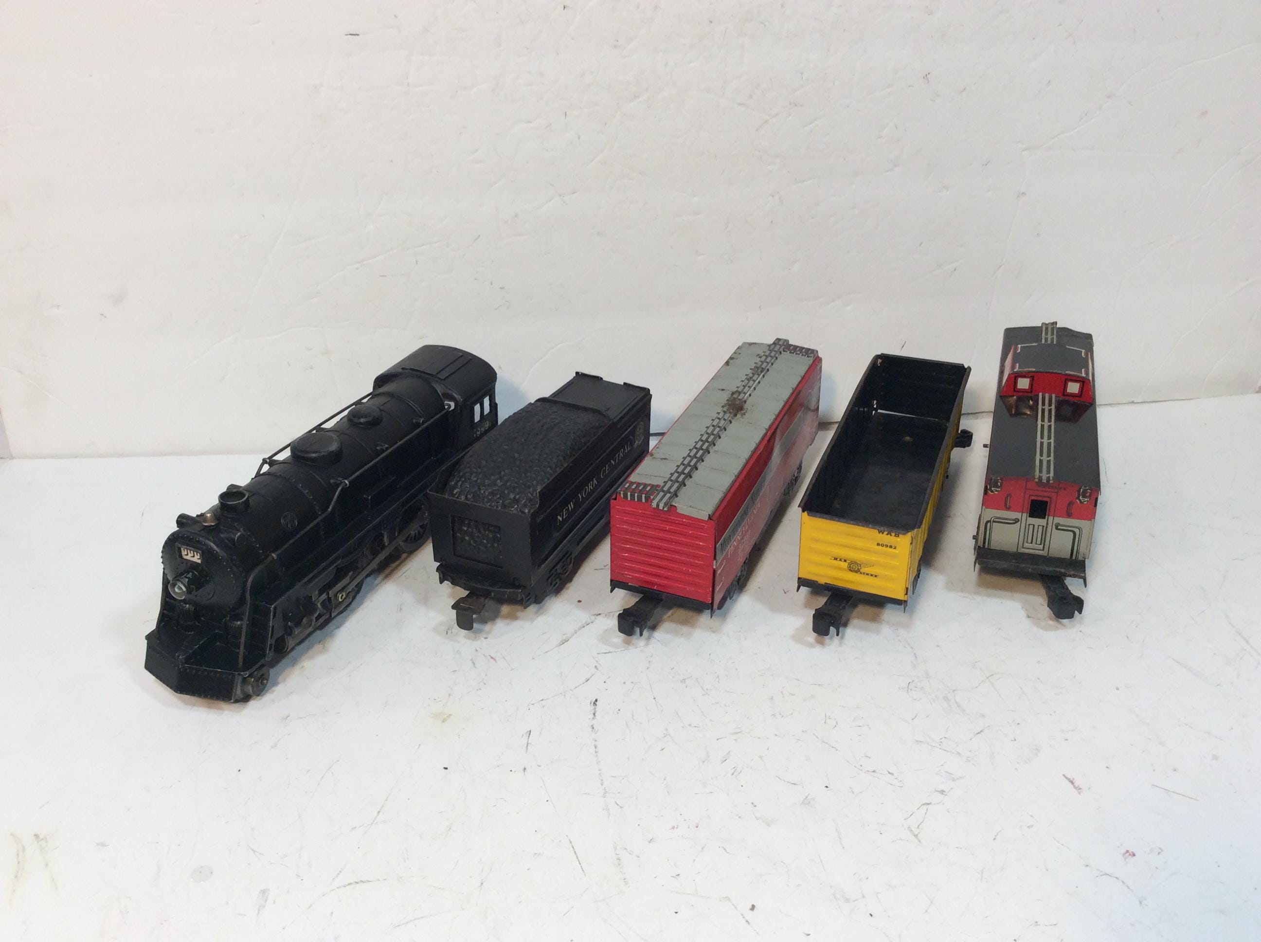 MARX Tin Toy Train Set 999 Steam Engine With 3 Freight Cars 0 Scale - Etsy