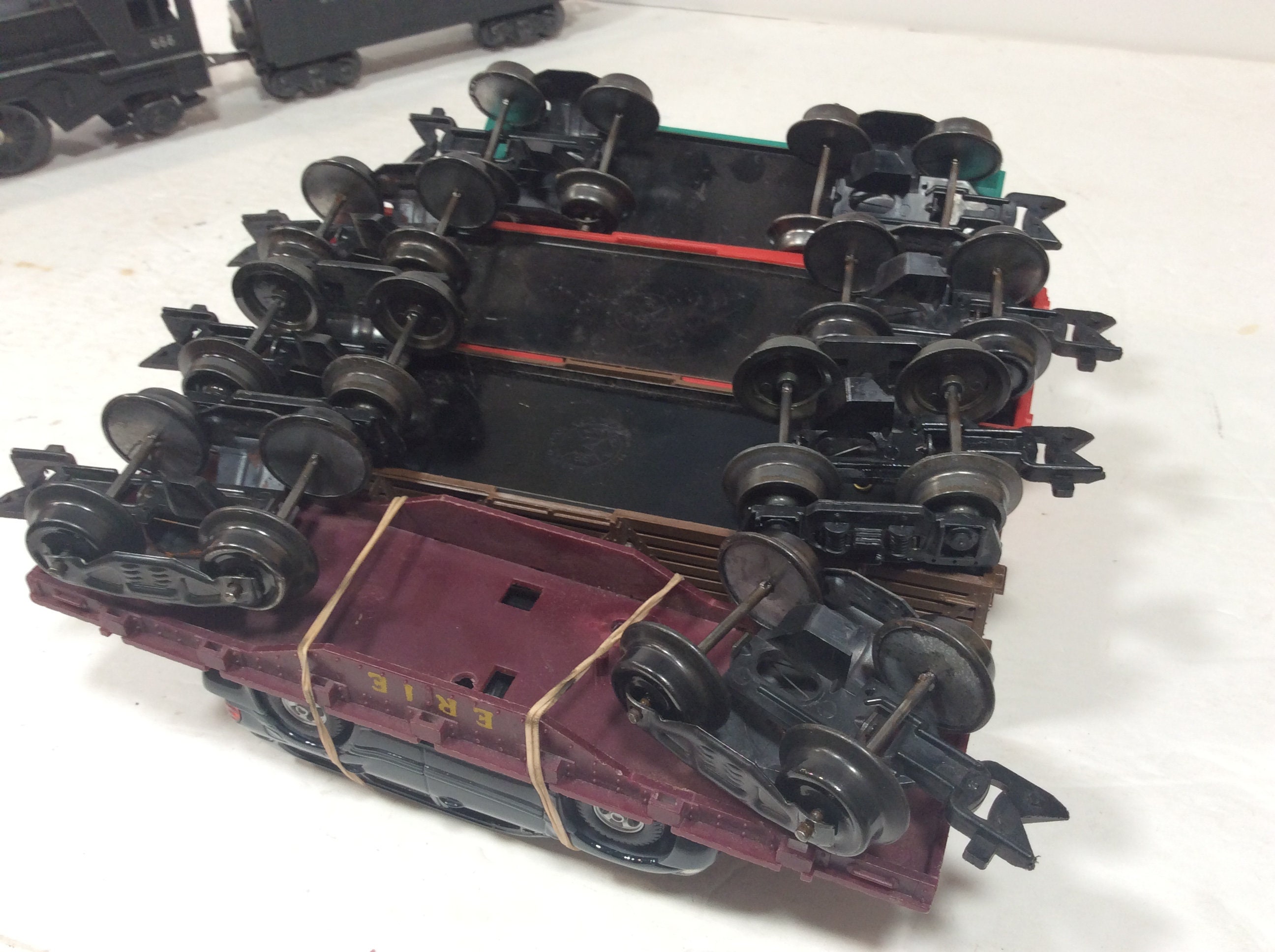 MARX Train Set 666 Steam Engine With 4 Freight Cars 0 Scale - Etsy