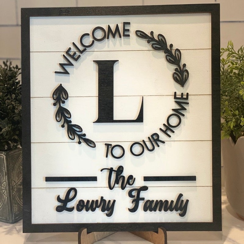 Welcome to Our Home Sign - Etsy