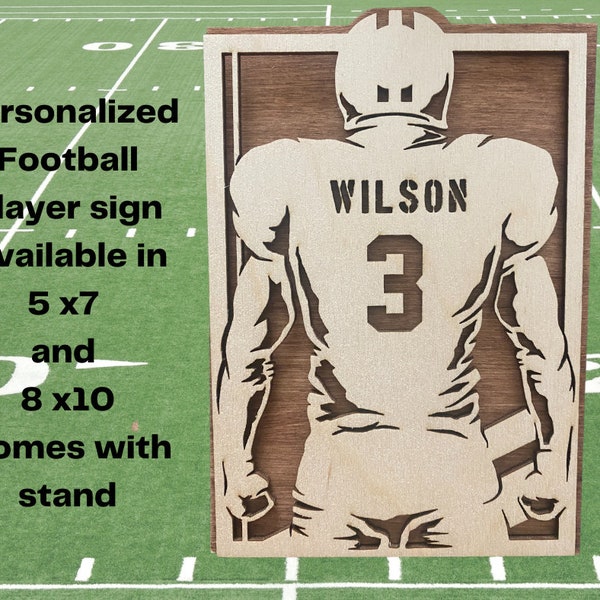 Football Plaque - Etsy