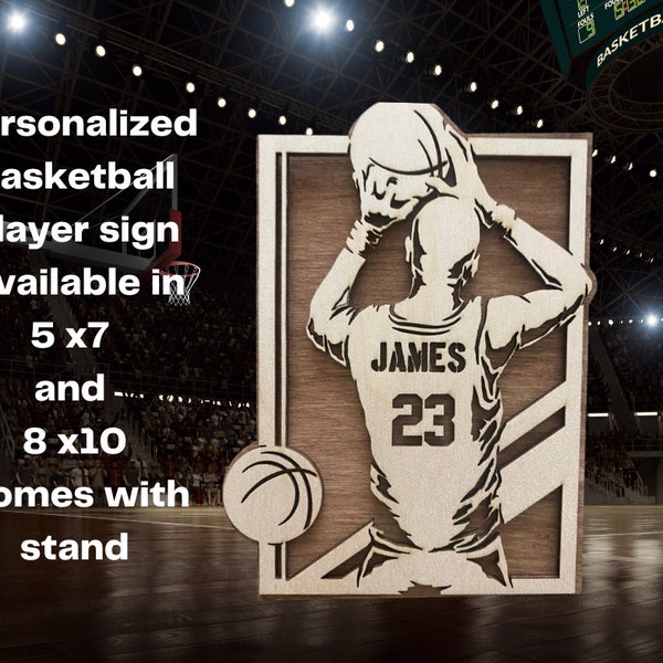 Laser Cut Basketball Plaque - Etsy