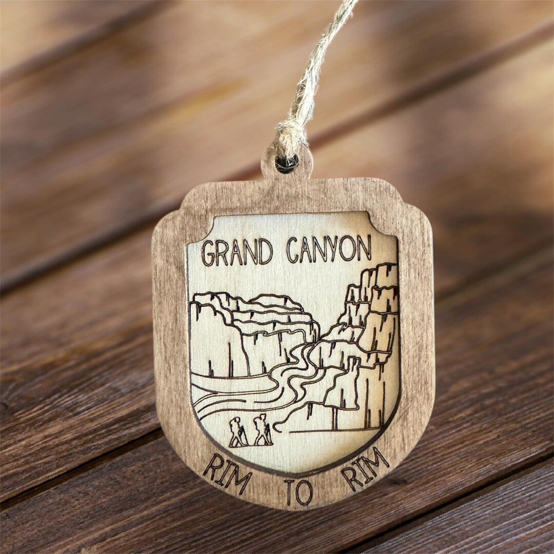 Grand Canyon Ornament – Rim to Rim Memory Keepsake - Etsy