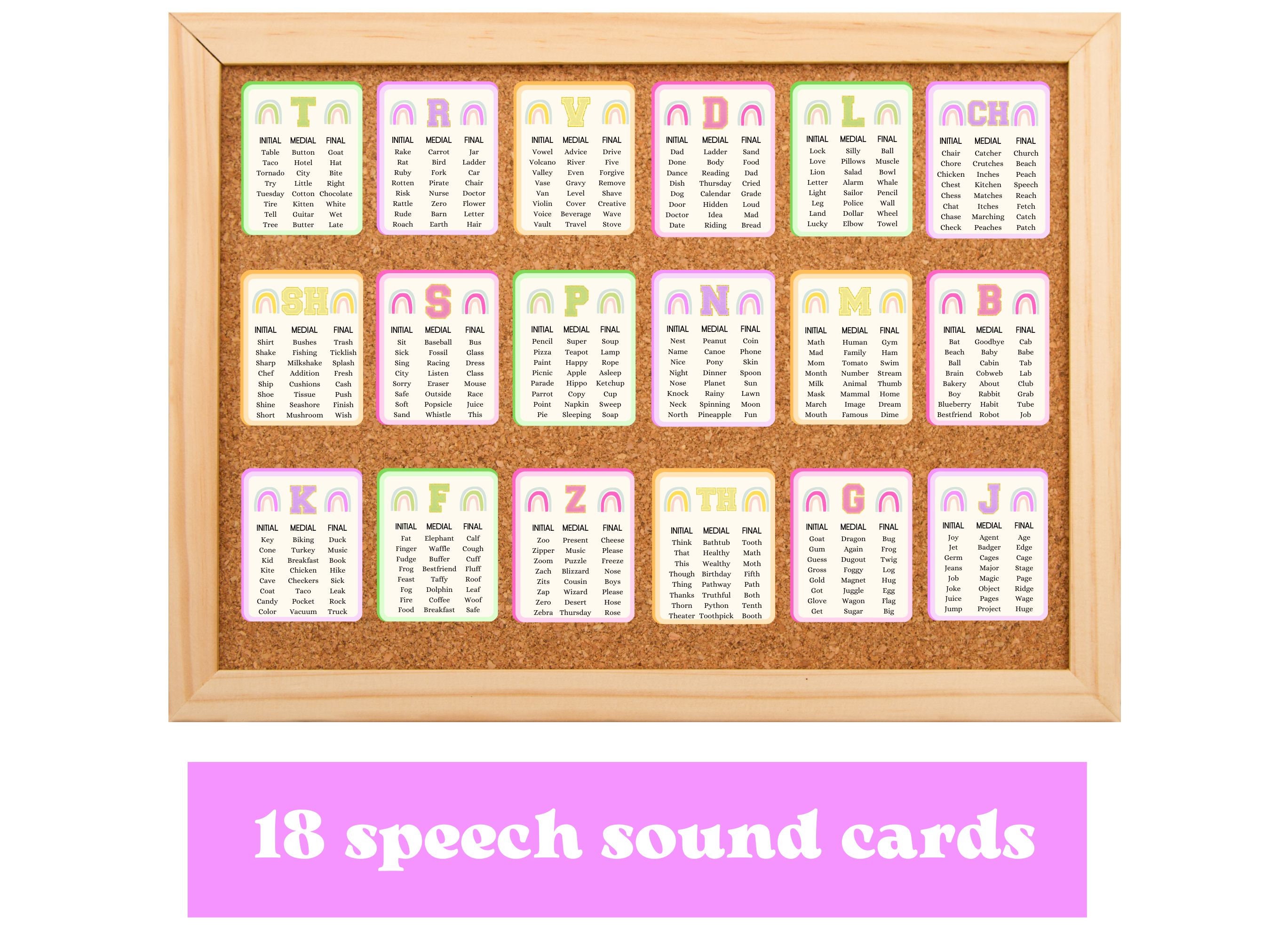 Bright Varsity Chenille Letter Speech Language Office/classroom Decor ...