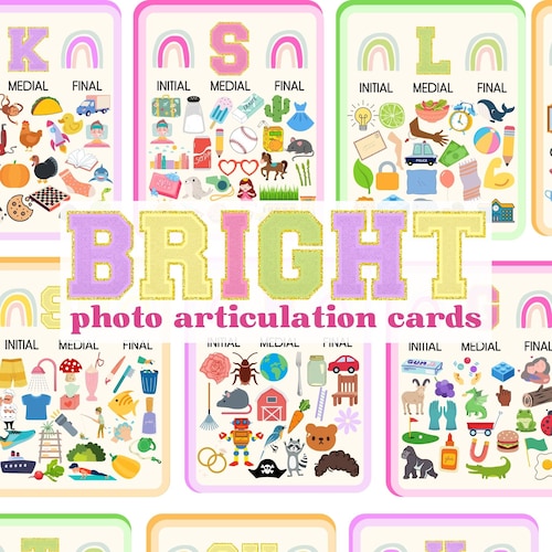 Bright Varsity Chenille Letter Speech Language - Etsy