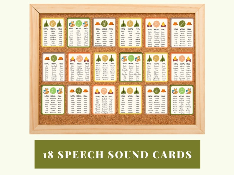 Camping Themed Speech Language Therapy Office/classroom Decor and ...