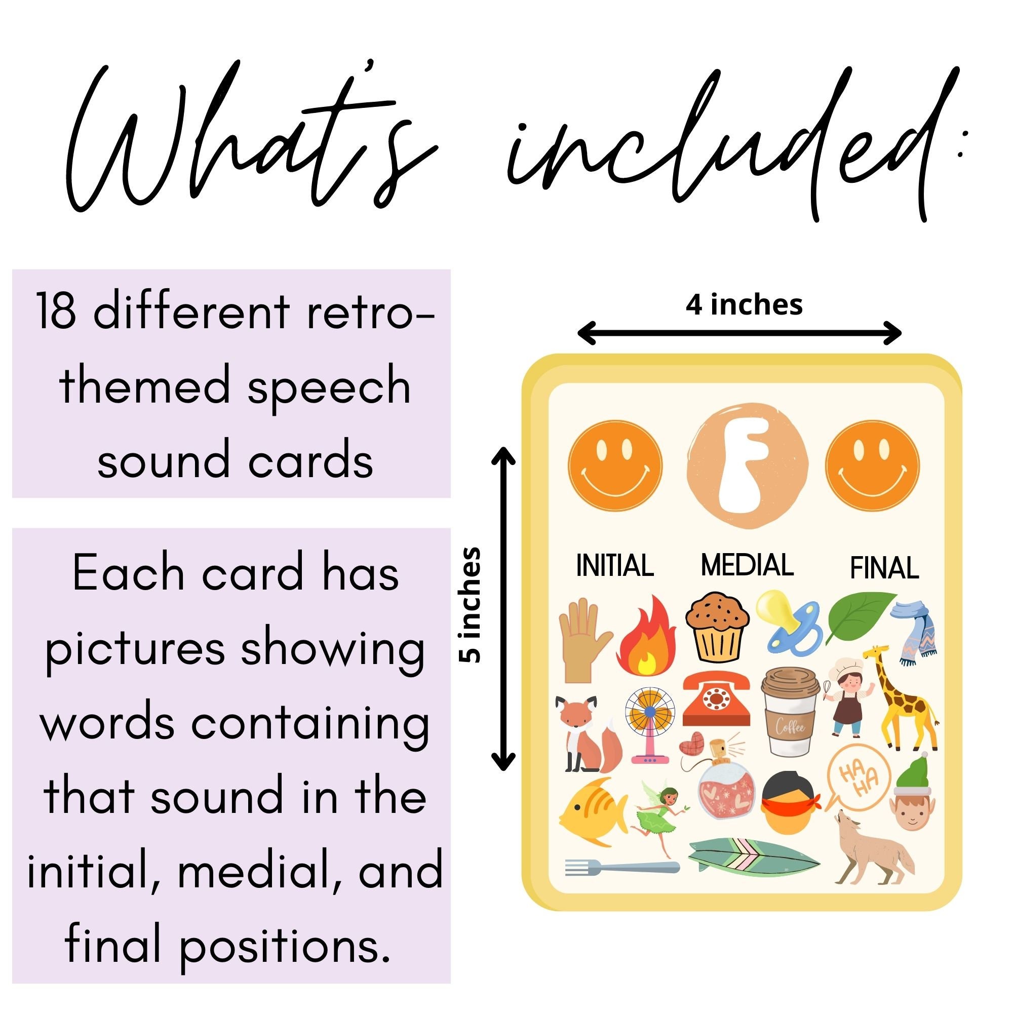 Retro Groovy Themed Speech Language Therapy Articulation Photo Cards ...