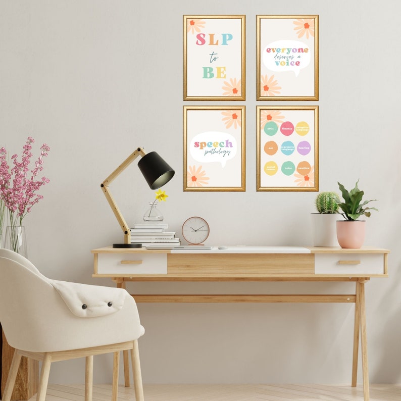 Speech Language Therapy SLP Grad School Wall Decor - Etsy
