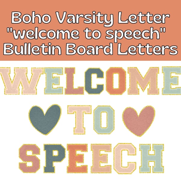 Welcome Letters - Etsy