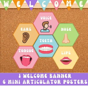 Retro Themed Speech Therapy Office/classroom Decor and Visual Aid ...
