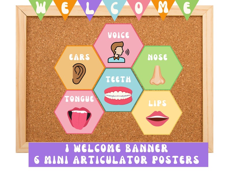 Retro Themed Speech Therapy Office/classroom Decor and Visual - Etsy