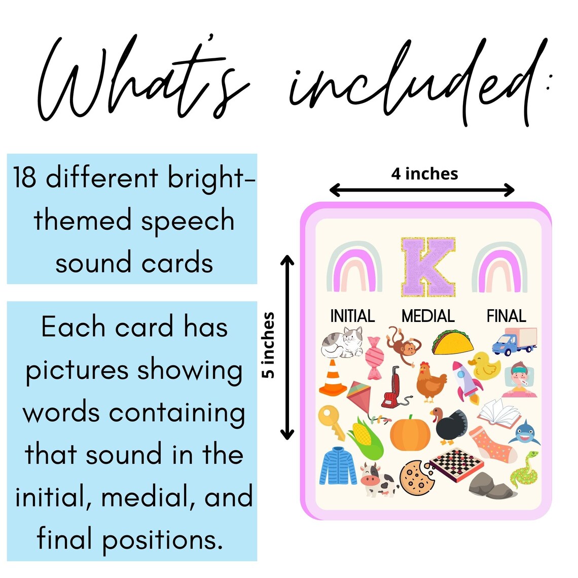 Bright Varsity Chenille Letter Themed Speech Language Therapy - Etsy