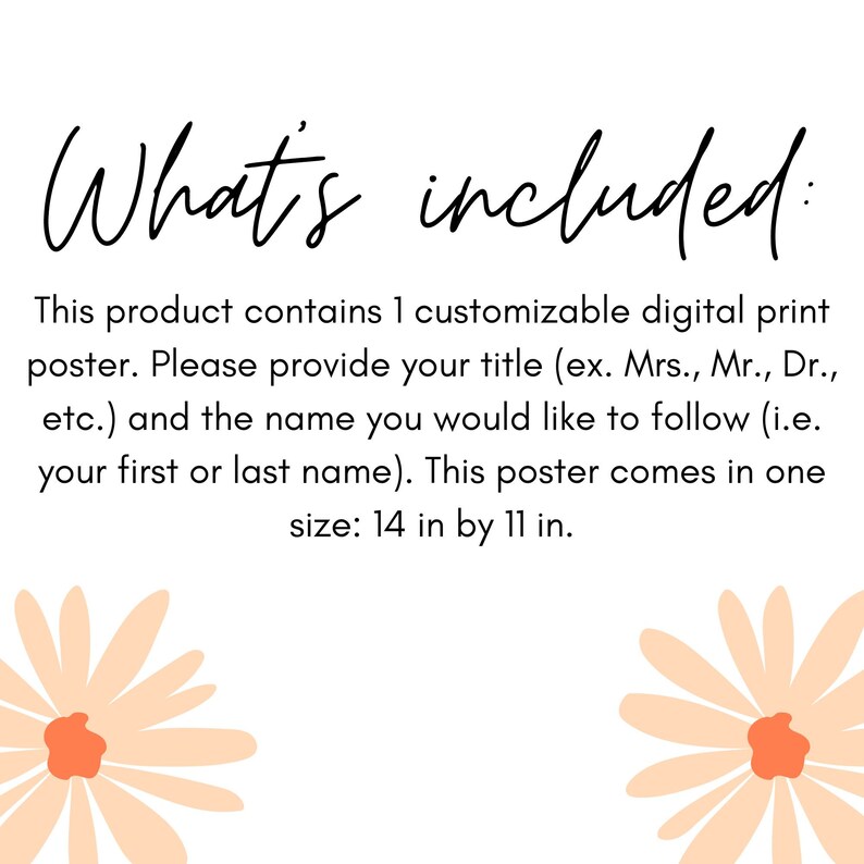 CUSTOMIZABLE 14" X 11" Welcome to Speech Poster Digital Download - Etsy
