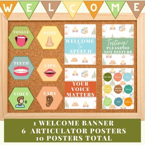 Camping Themed Speech Language Therapy Office/classroom Decor and ...