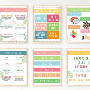 Tropical Themed Speech Language Therapy Classroom Decor and Posters - Etsy